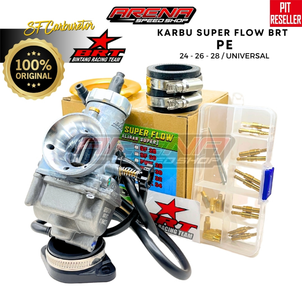 Brt Super Flow Carburetor PE 24 26 28 Universal - Carburetor PE ...
