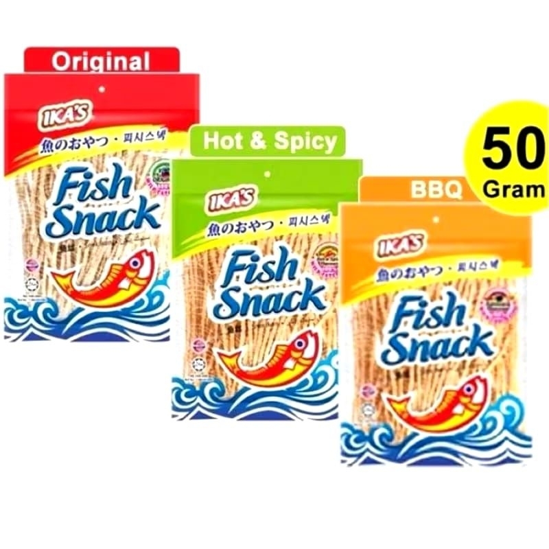 Ika's fish snack 50gr. | Shopee Malaysia