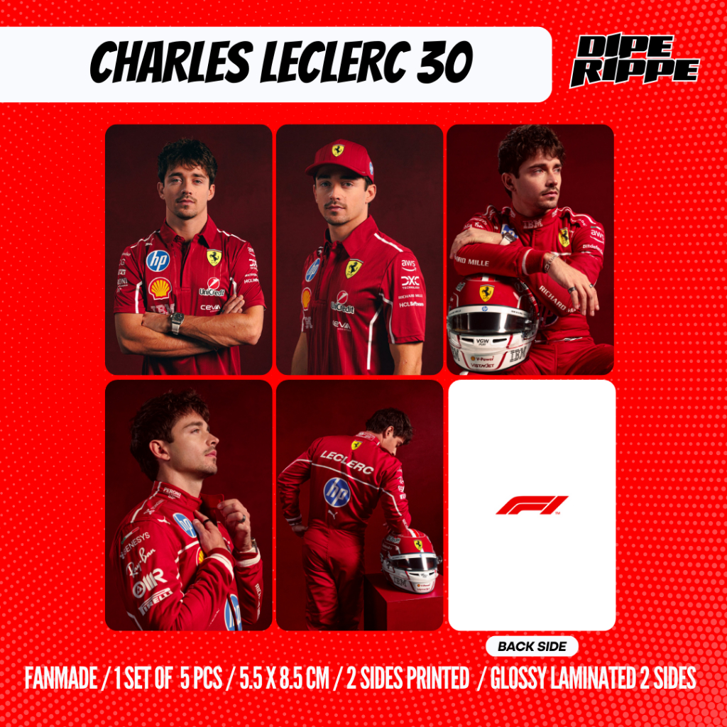 F1 DRIVER PHOTOCARD - CHARLES LECLERC | Shopee Malaysia