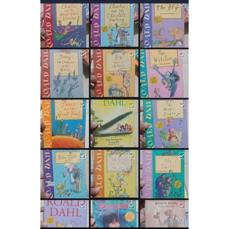 Sell PRELOVED Roald Dahl all titles (Charlie And The Chocolate Factory ...