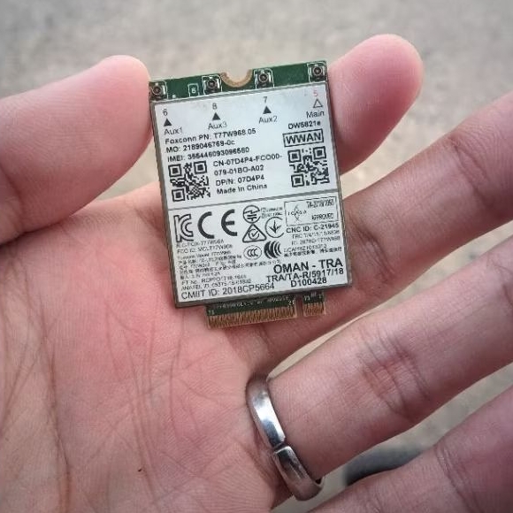 Wwan Module DW5821e Cat16 MIMO | Shopee Malaysia