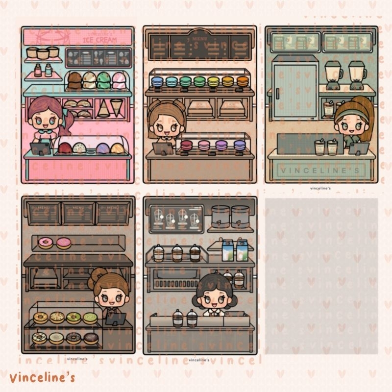 Paper Doll [Mini Shop] vinceline's | Old school toy Mr | Disassemble ...