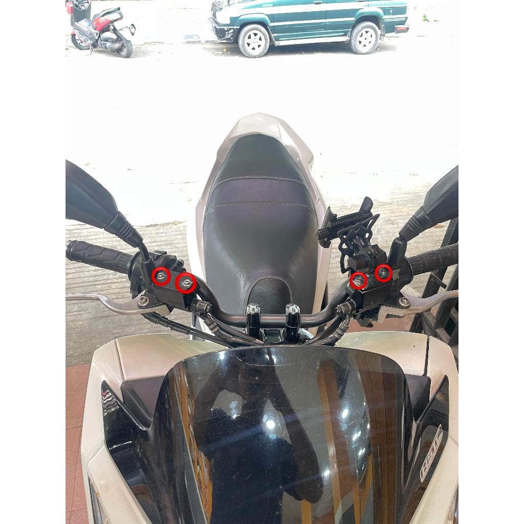 Left RIGHT BRAKE MASTER LID BOLT (4 BOLT) MODEL 2 KEYS PCX 160 VARIO ...