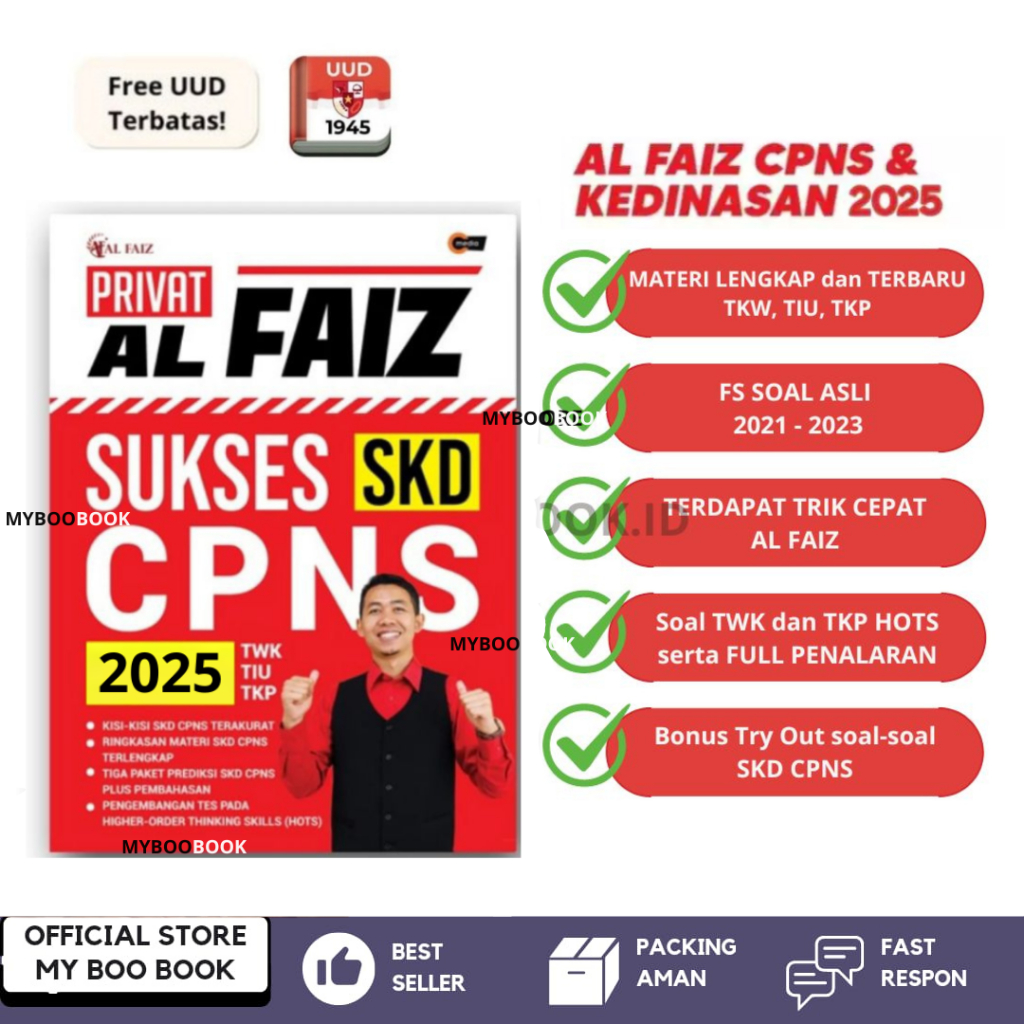 Al Faiz Success SKD CPNS Private Book 2024 2025 TKW TIU TKP - Test Book ...