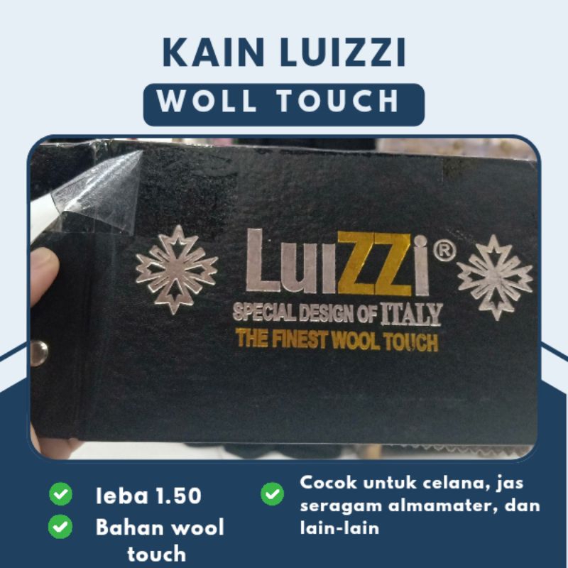 Luizzi WOLL FABRIC (PRICE PER 0.50 METERS) | Shopee Malaysia