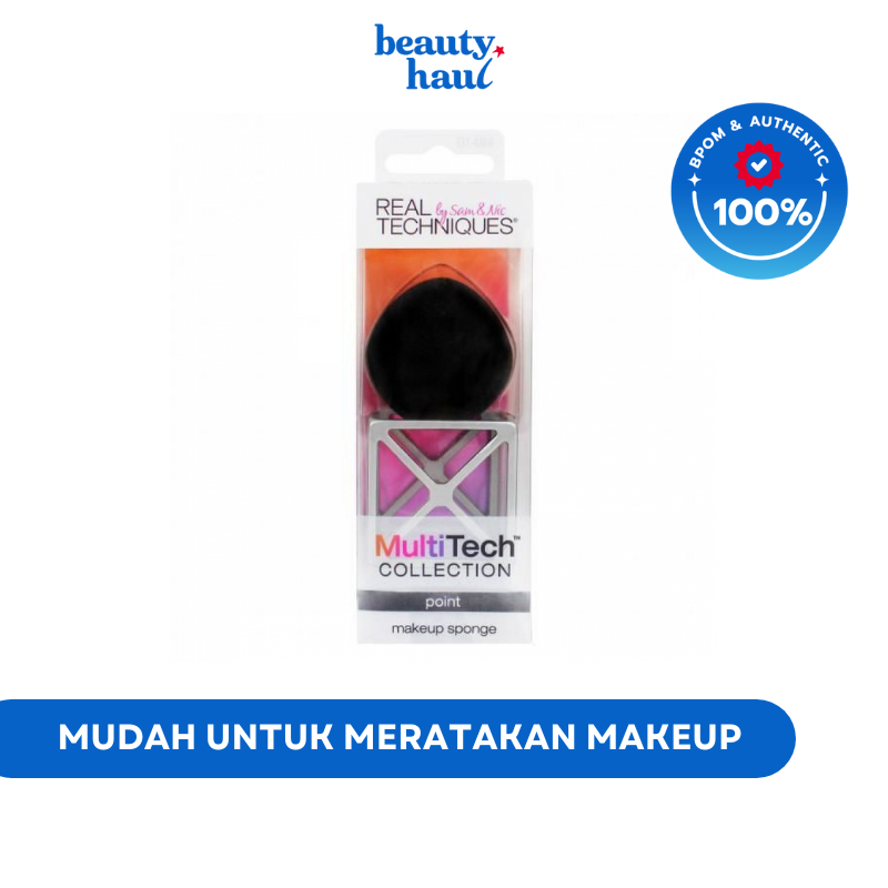 REAL TECHNIQUES 1484 Multitech Point Sponge | Shopee Malaysia