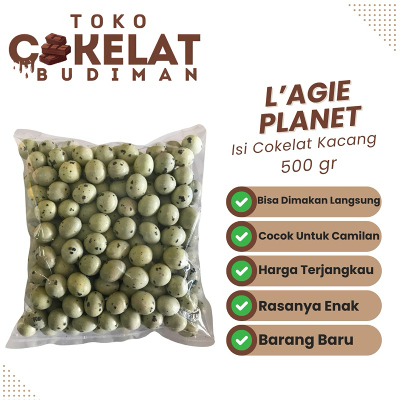 Lagie Planet 500gr | Chacha Planet filled with Peanut Chocolate ...