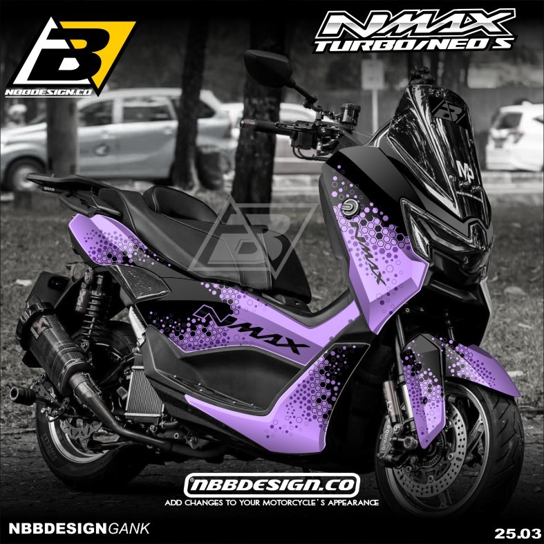 Yamaha NMAX TURBO Sticker Decal - 2024 2025 NMAX NEO S Sticker FULL ...