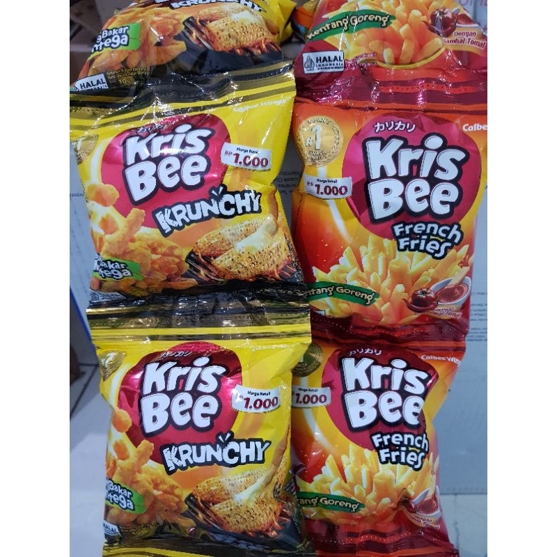 Snack Krisbee Kris bee French Fries Grilled Corn Fries 10pcs | Shopee ...