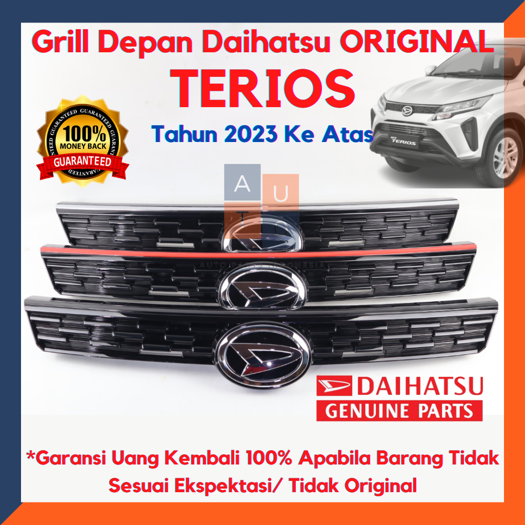 Daihatsu All New Terios Front Grill 2023 and Above Original Part 53121 ...