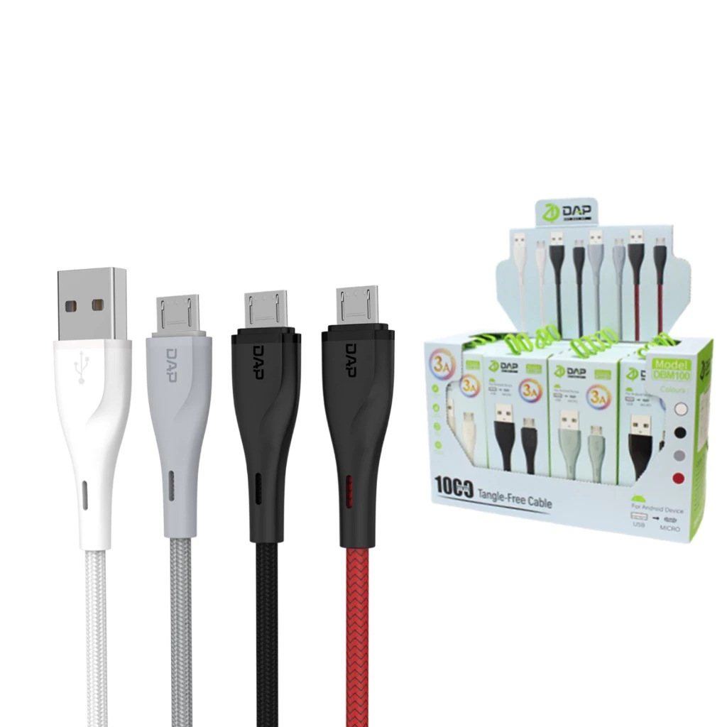 Dap DBM100 USB MICRO Charger Cable DAP DBM100 USB MICRO Data Cable ...