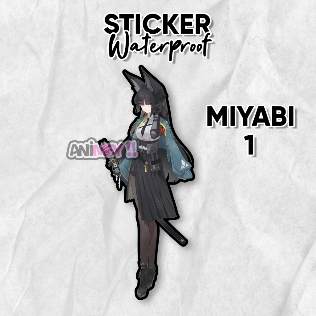 Miyabi Hoshimi Game Zenless Zone Zero Sticker / Waterproof Anime ...