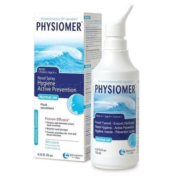 Physiomer Nasal Spray Hygiene Active Prevention Normal Jet | Shopee ...