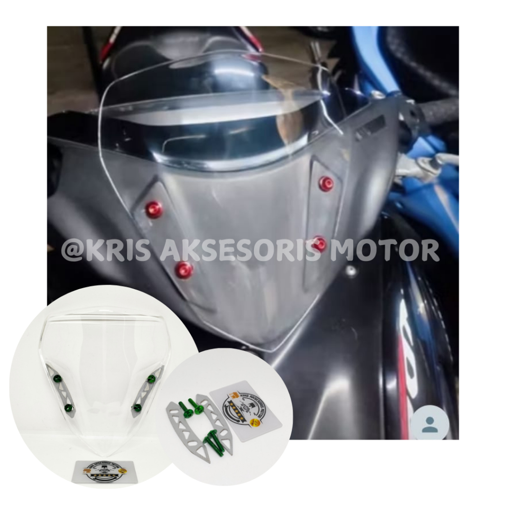 Aerox VISOR PACKAGE PLUS YAMAHA AEROX WINDSHIELD BRACKET | Shopee Malaysia
