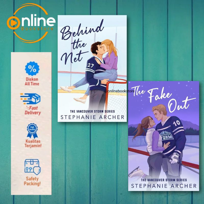 Novel Behind The Net and The Fake Out - Stephanie Archer (English ...