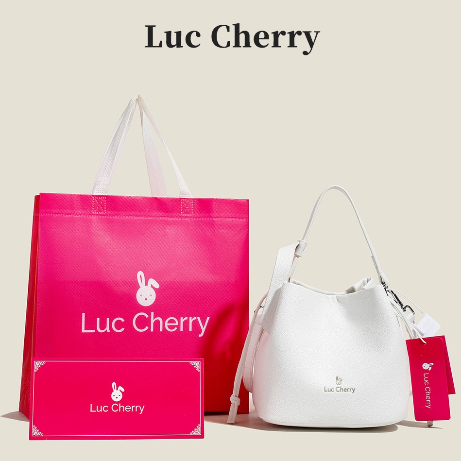 Luc CHERRY Women's Premium Sling Bag LC-1018 (Paperbag+Serti) | Shopee ...