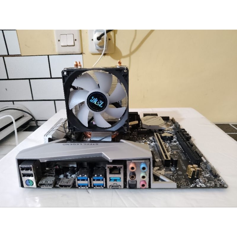 Mobo Gaming Ahrock B450M steel Legend + smooth RGB copper hsf | Shopee ...