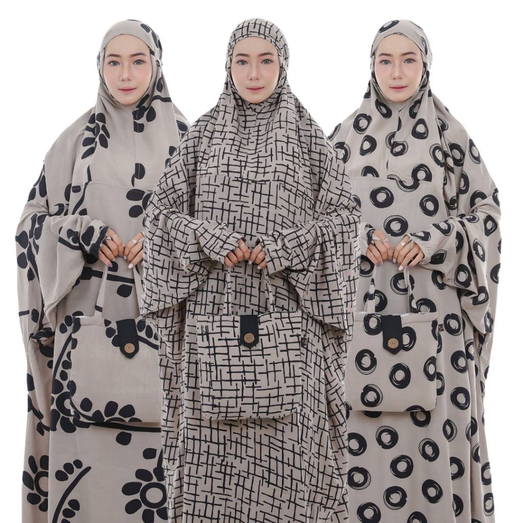 Nurhd Hadramaut Syari Milo 3 Prayer Robe Telekung | Shopee Malaysia