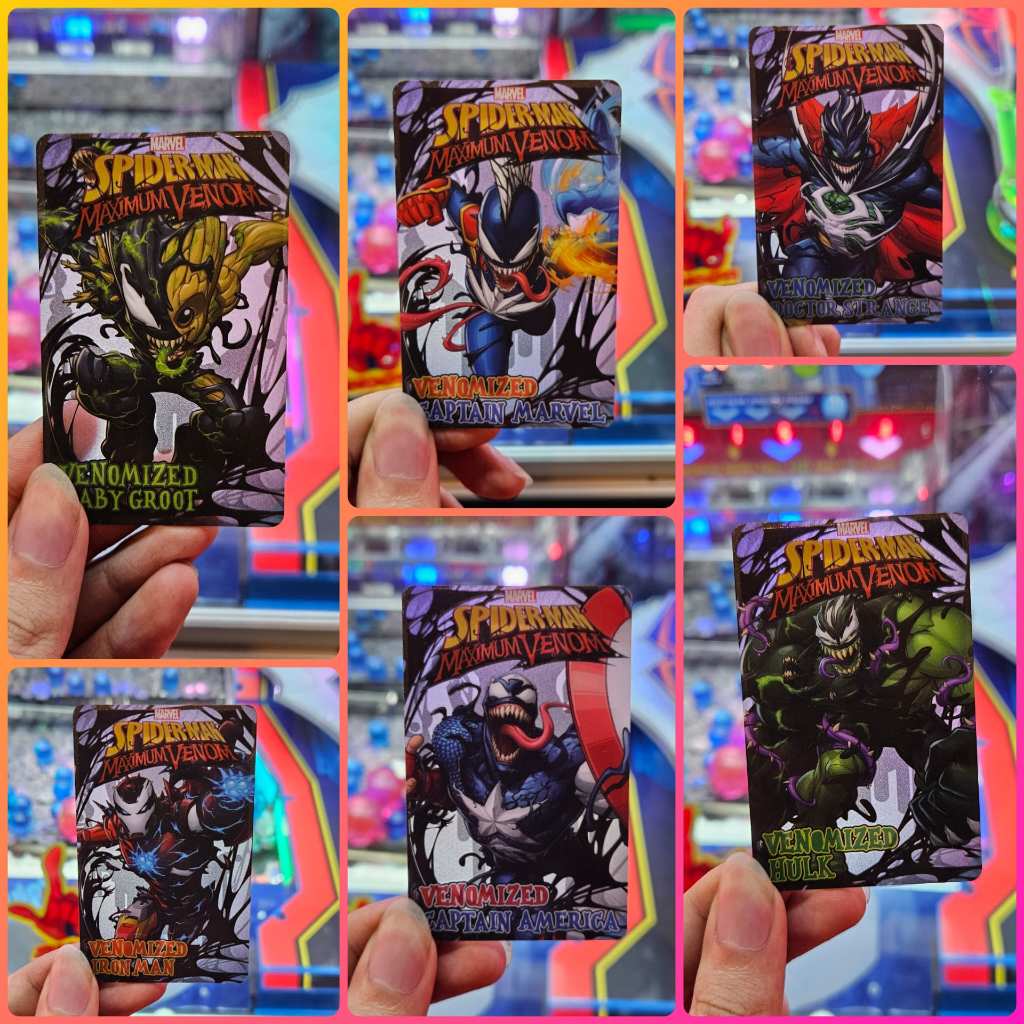 Marvel Spiderman Maximum Venom Transparent Card Avengers Series - Cow ...