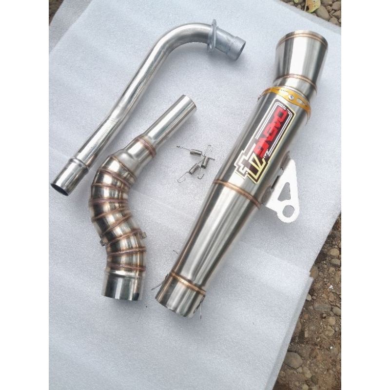 Daeng sai4 Pipe canister conical open specs exhaust Pipe for Wave 125 ...