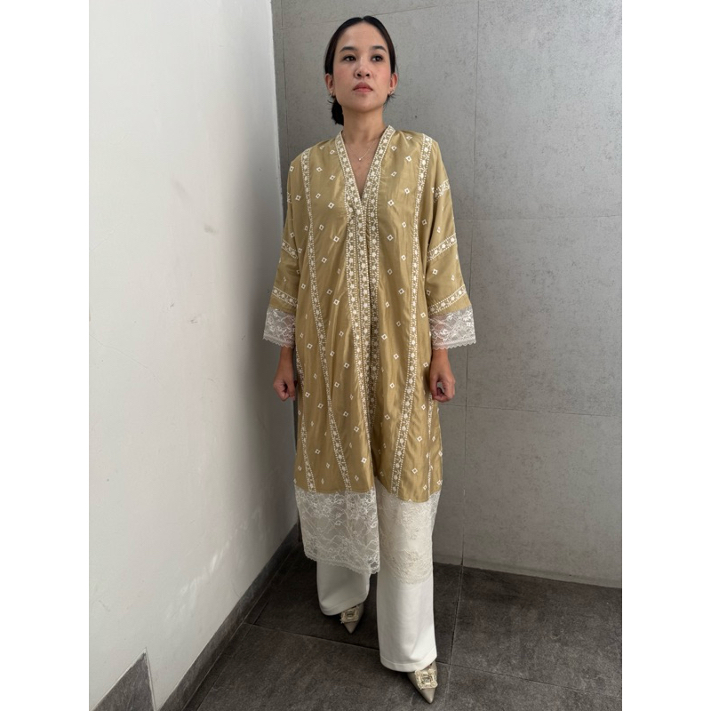 KATUN New Raindrops Cotton Azhtic Paper Silk Motif (Eid Tunic, 2025 ...