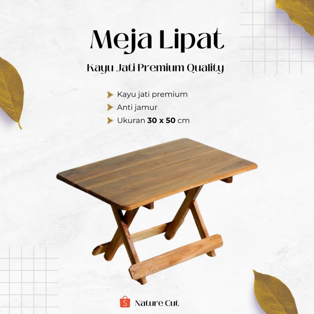 KAYU GENUINE TEAK WOOD FOLDING STUDY TABLE/children's study table/work ...