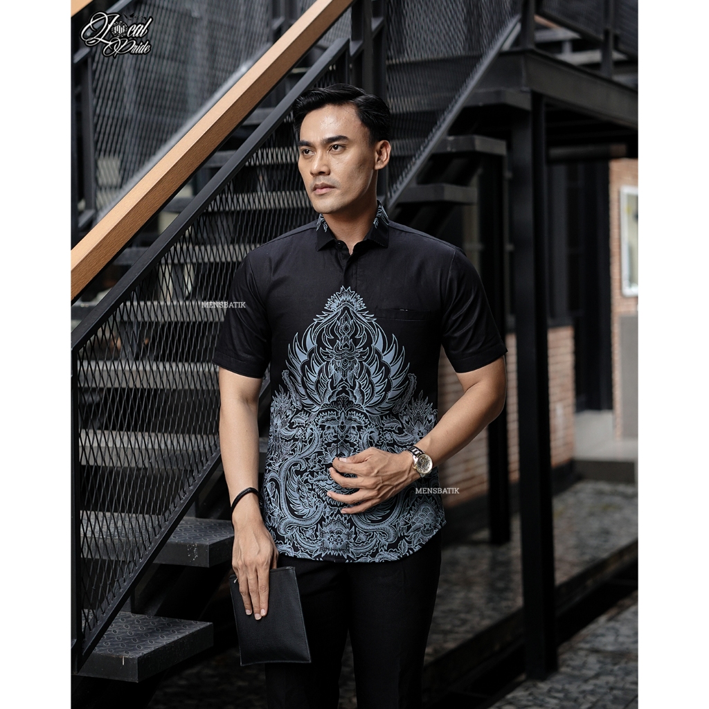 KEMEJA Mensbatik - Gurdho Mahasura II - men's batik - batik shirt ...