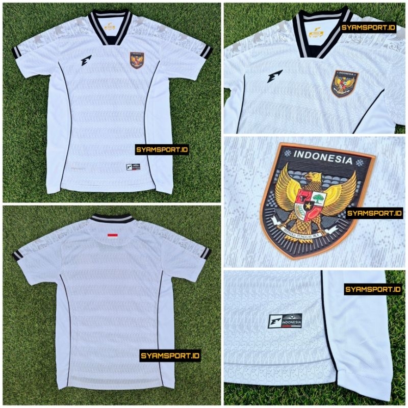 MERAH Latest 2025 Indonesian National Team Away Jersey, Embossed Logo ...