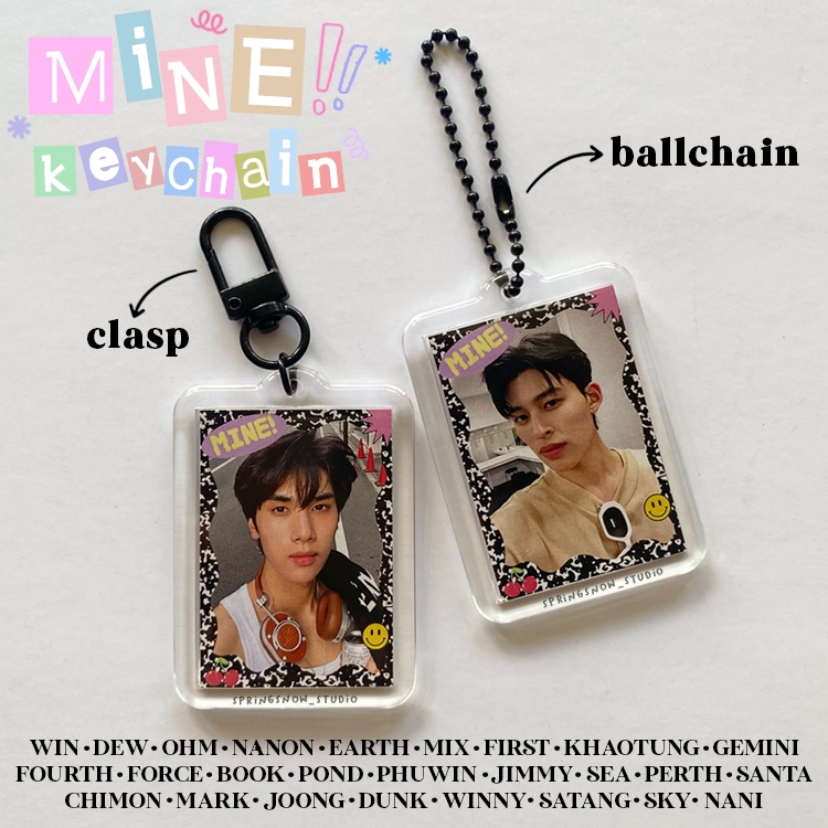 GANTUNGAN [READY] Thai Actor "MINE" Acrylic Keychain / Acrylic Keychain ...