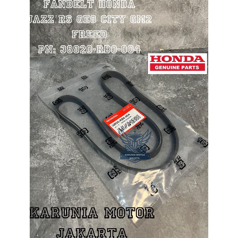 V-belt Fanbelt Fan Belt Fan Strap Honda Freed jazz S RS GE8 City GM2 ...