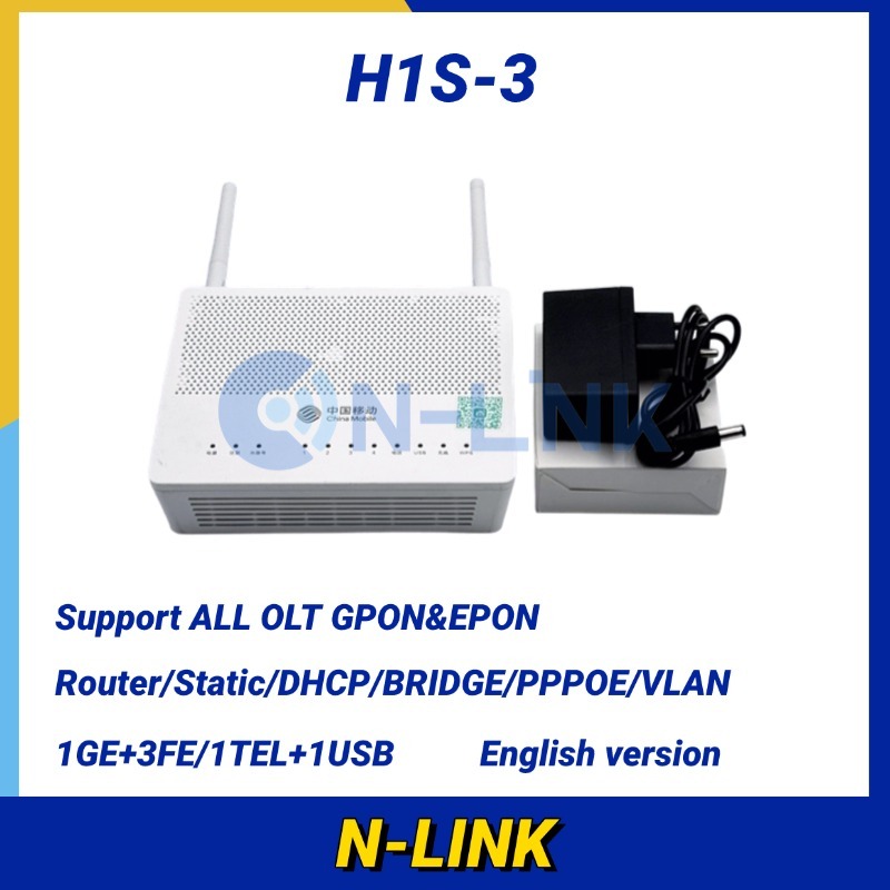Used H1S-3 XPON EPON GPON ONU/ONT WiFi Modem – Stable & Fast Router 1GE ...