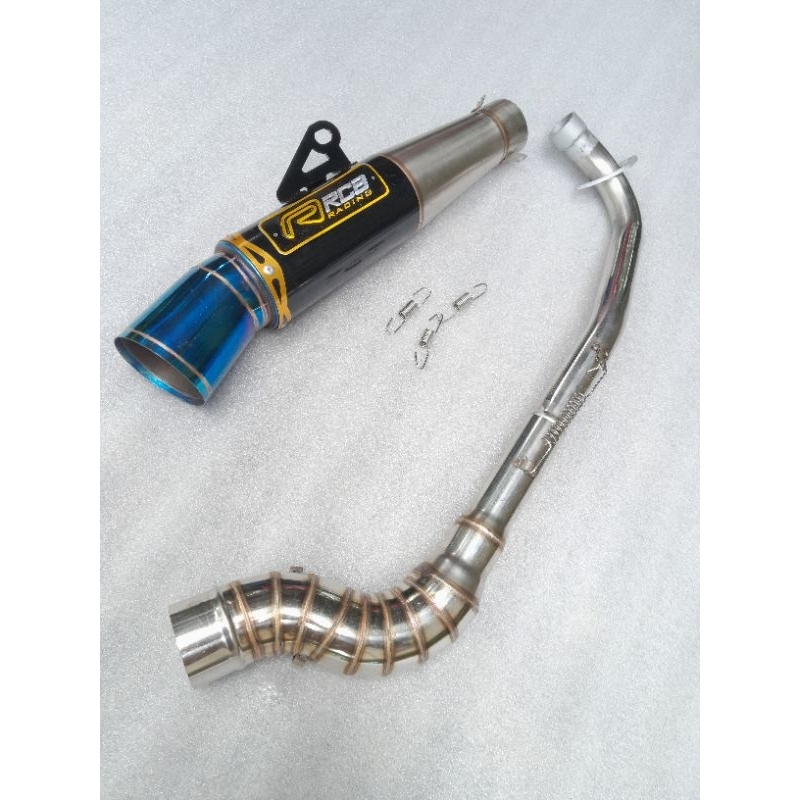 Rcb Pipe canister conical open specs exhaust Pipe for Wave 125 Xrm 110/ ...