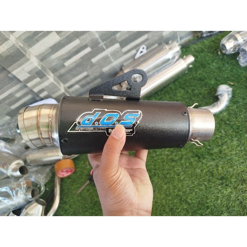 HITAM Dos Fantera Black Coating Exhaust Silincer Black (Jrm Black ...