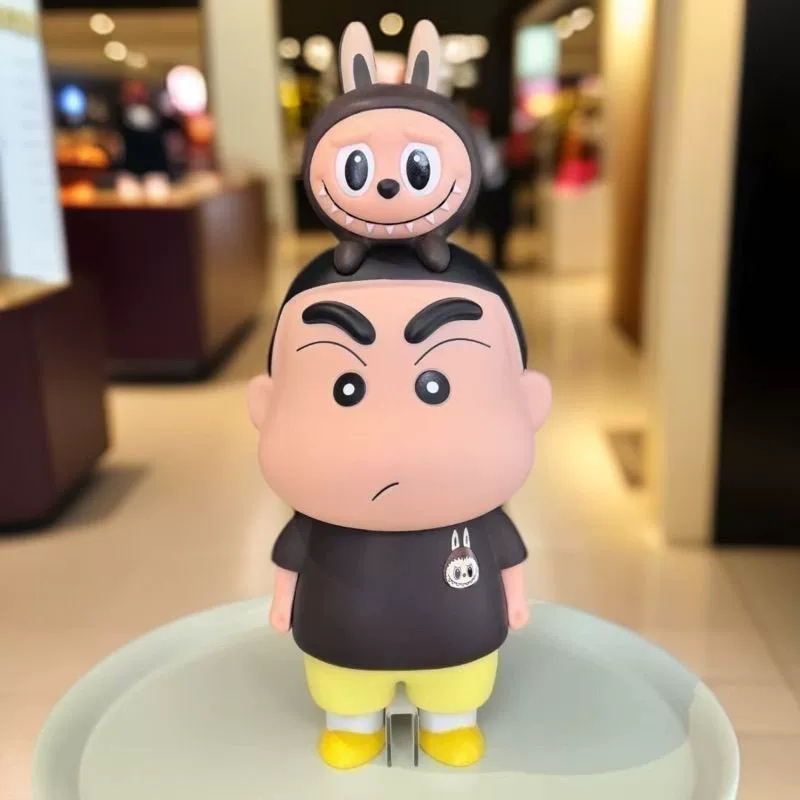 Crayon Shinchan x Labubu Collaboration Action Figure | Shopee Malaysia