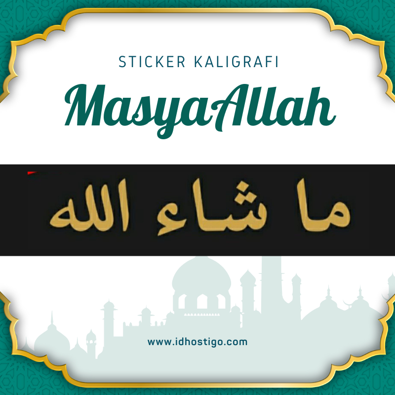 Masha Allah Calligraphy Islamic Car Sticker | Shopee Malaysia