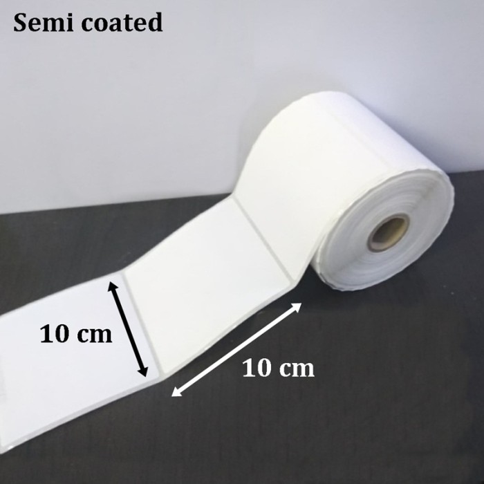 Semicoated PRINTER LABEL 100X100mm CONTENTS 500 SHEETS 100 x 100 mm ...