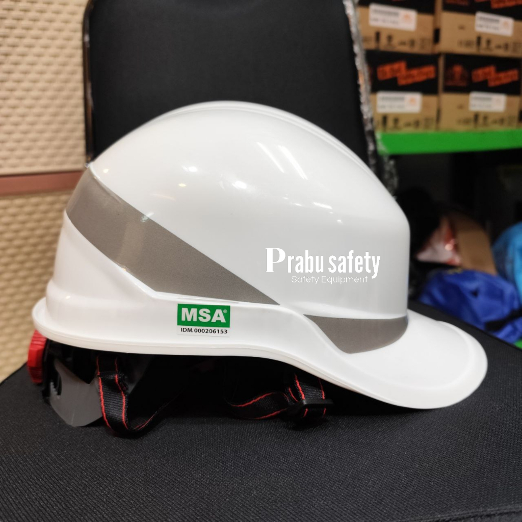 PUTIH High Quality White PP Base Ball Project Msa Safety Helmet - Work ...