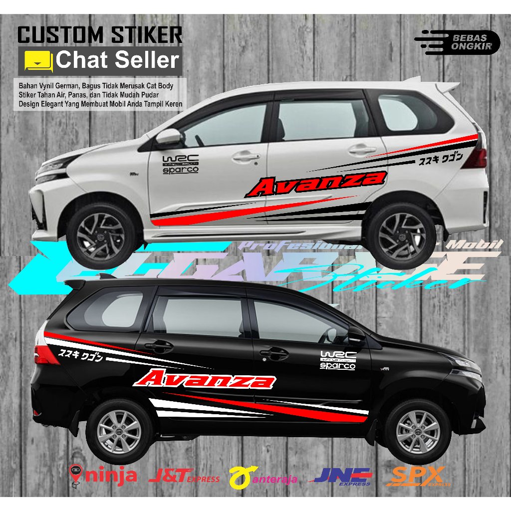 Avanza car sticker list toyota avanza car sticker avanza car sticker ...