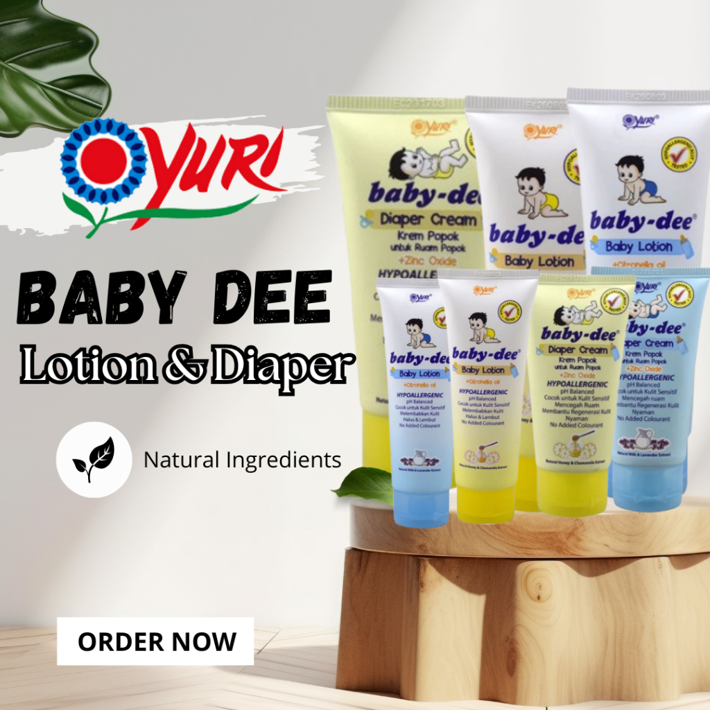 Baby-dee Diaper Cream 50 gr & 100 gr Milk | Honey Lotion | Shopee Malaysia