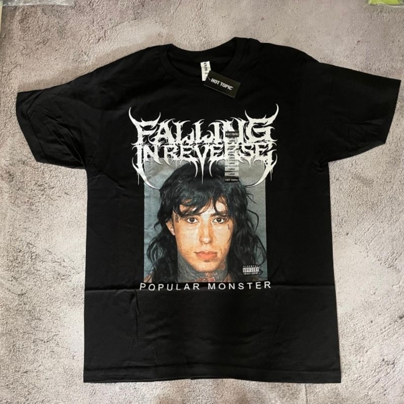 Official Falling In Reverse Band T-Shirt - Popular Monster Album Cover ...