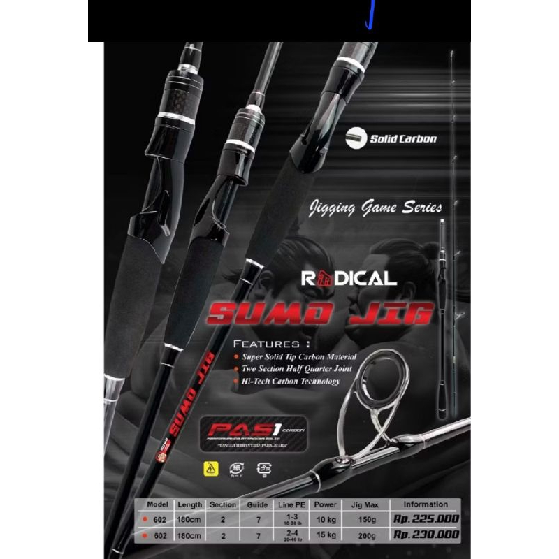 Sumo JIG Radical Rod 180cm/jigging series | Shopee Malaysia