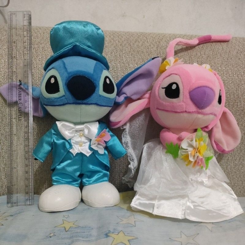 Wedding Dolls Stitch(Boy) & Angel(Girl) Stitch&Angel Wedding Dolls ...