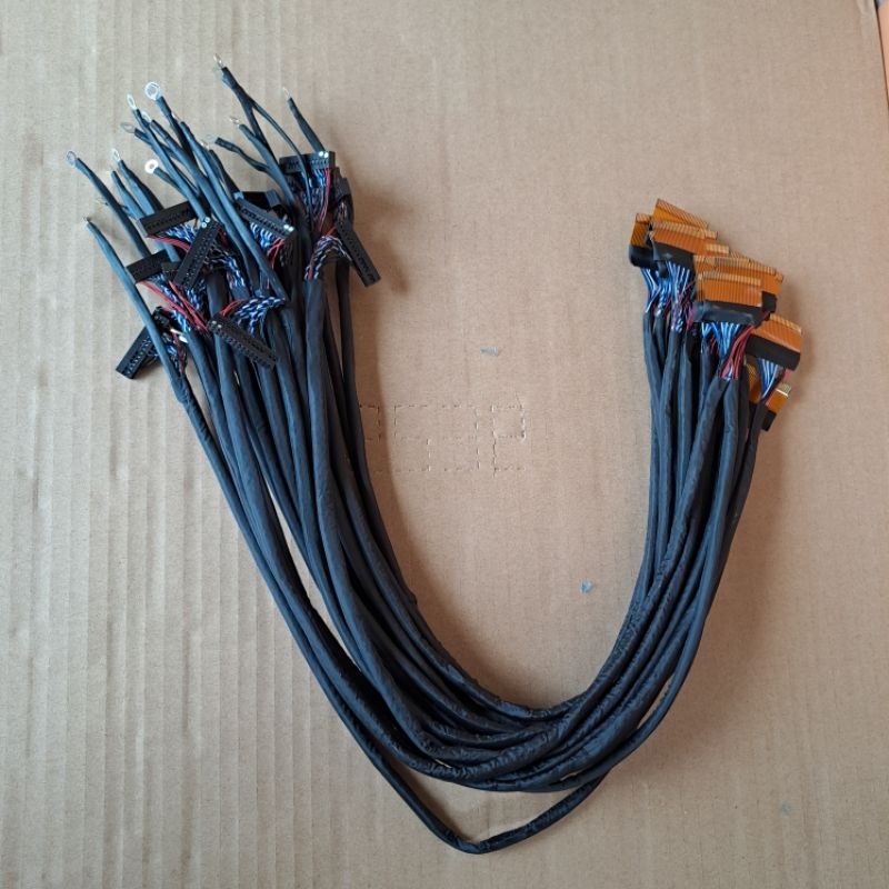 Lvds Cable Socket 30 Pin Length 55cm For LED TV 32 inch Polytron 32 ...