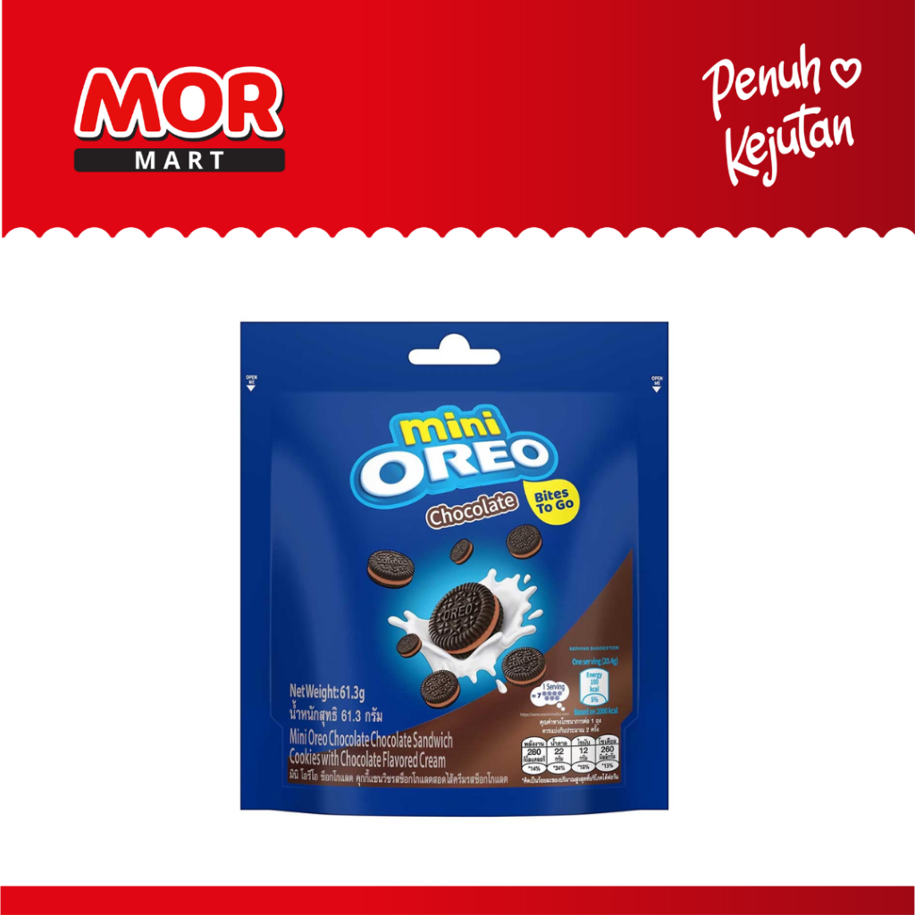 Oreo Mini Chocolate Biscuits Chocolate Cream 61 gr | Shopee Malaysia