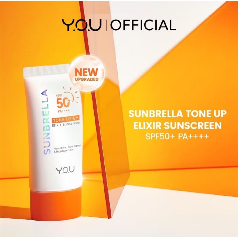 YOU Sunbrella Tone Up UV Elixir SPF 50+ PA++++ 40ml | Shopee Malaysia