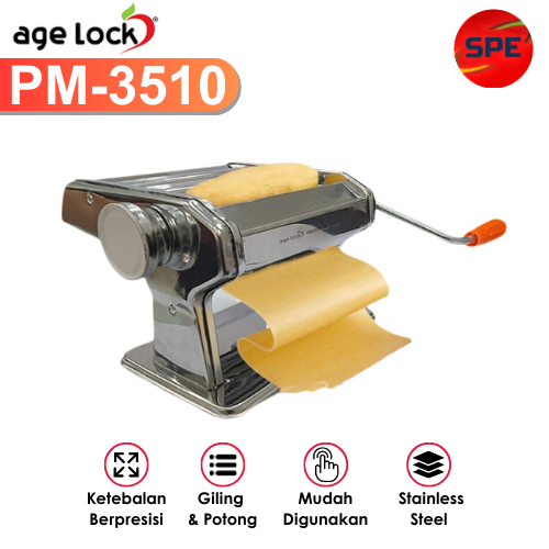 MESIN Pasta MAKER NOODLE MILL MACHINE 3510 AGE LOCK OFFICIAL GUARANTEE ...