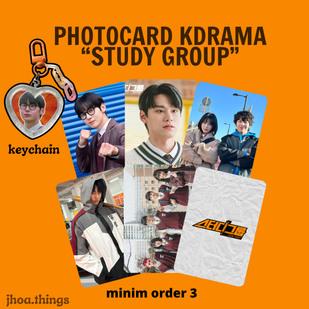 [UNOFFICIAL] PHOTOCARD KEYCHAIN KDRAMA STUDY GROUP SERIES WEBTOON ...
