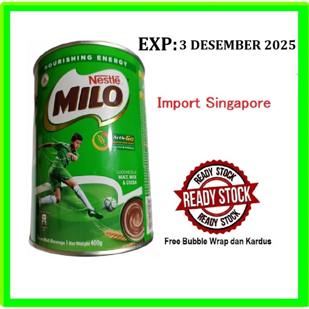 Milo Singapore 400 grams Singapore 400gr not Milo Malaysia 400 grams ...