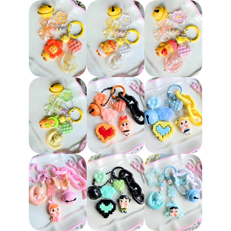 (AV) E788 Strap Chain Bag Premium Charm Crybaby Powerpuff N Duck CatMoon | Shopee Malaysia