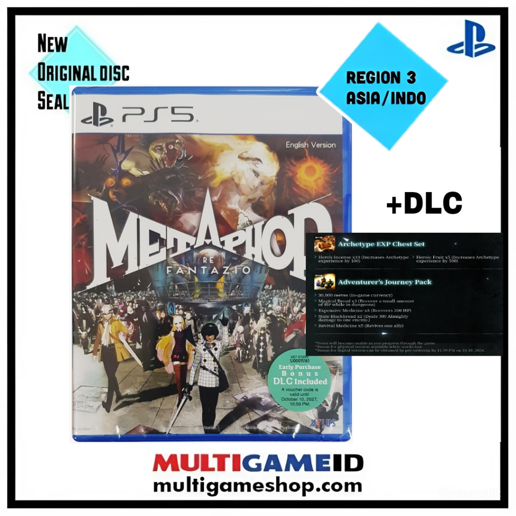 PS5 Metaphor Refantazio +DLC English Asia R3 Version | Shopee Malaysia